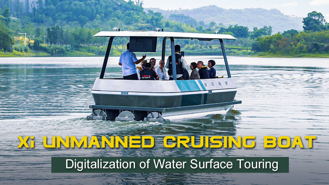 Foxtechrobot XI Automatic Driving Electric Pleasure Boat 8 or 10 People ...