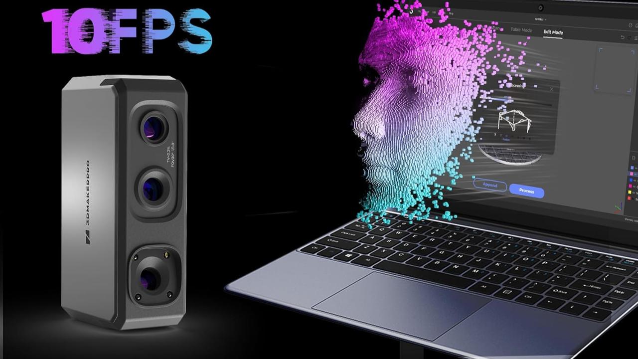 Foxtechrobot Seal Lite Handheld 3D Scanner 0.02mm High Detailed ...