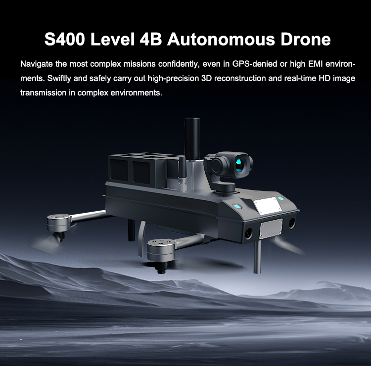 S400 Level 4B Autonomous Anti-EMI Bridge Inspection Drone | FOXTECHROBOT