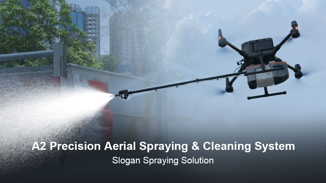 AeroClean P1 (A2) Precision Aerial Spraying Cleaning System for DJI ...