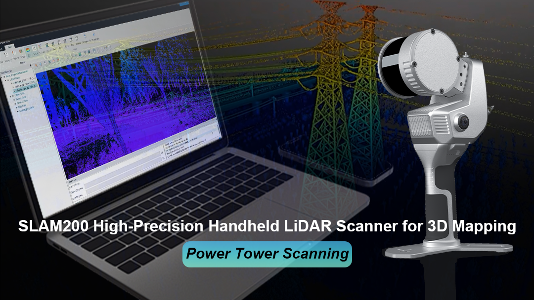 SLAM200 High-Precision Handheld Imaging LiDAR Scanner for 3D Mapping | FOXTECH ROBOT