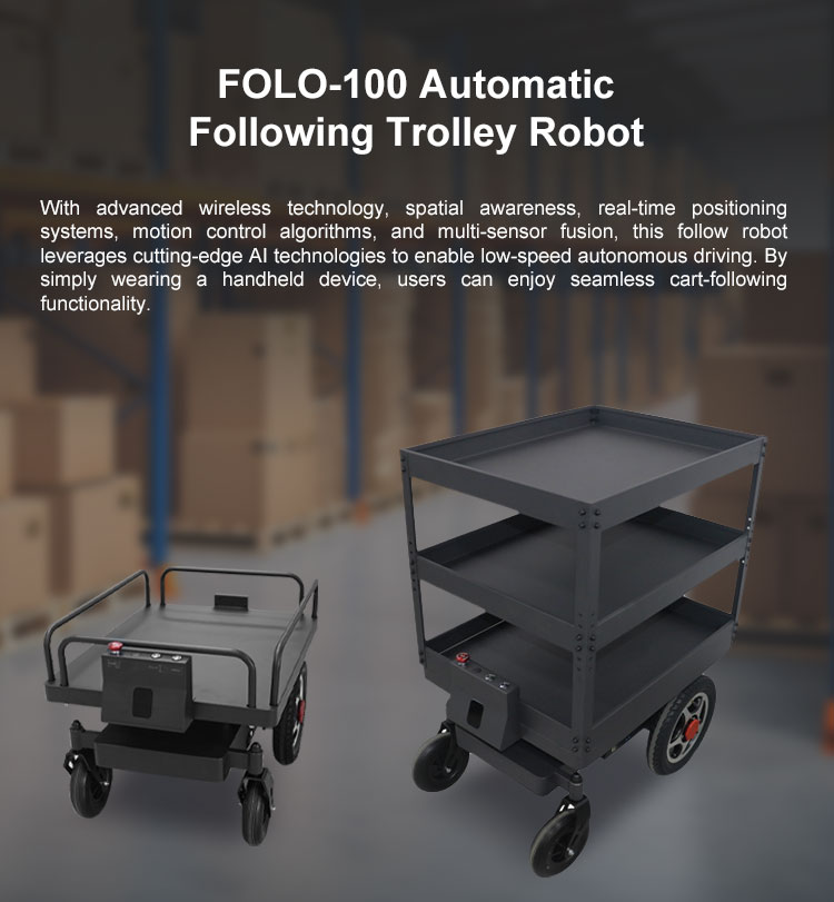 FOLO-100 Smart Autonomous Cargo Cart with Human Following Technology ...