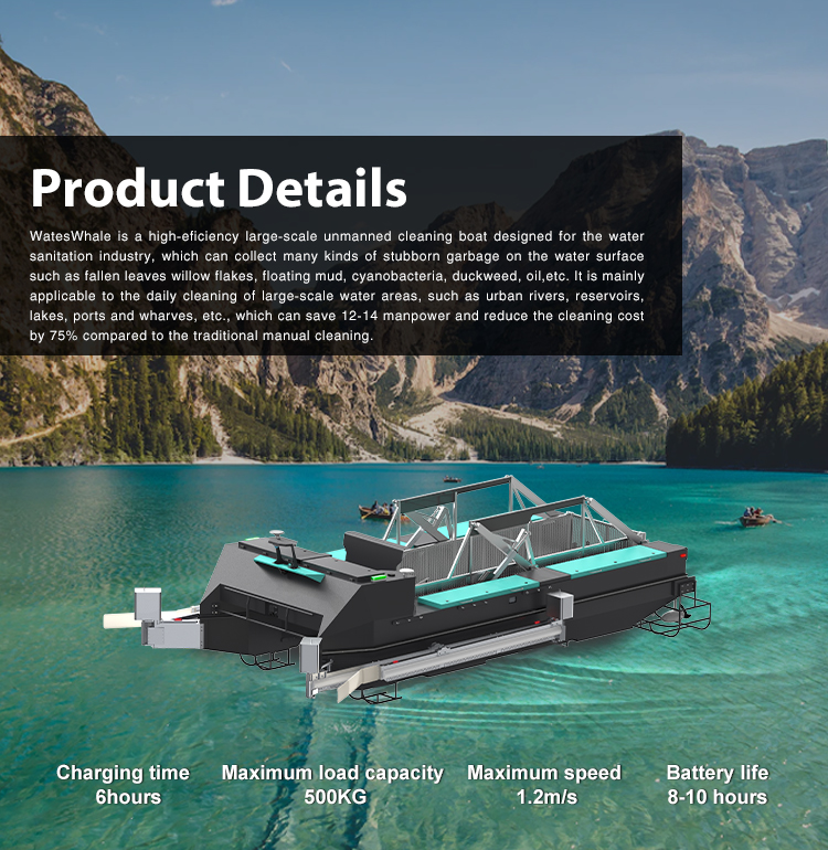 Autonomous Boat for Algae Removal & Waterway Cleaning WasteWhale ...