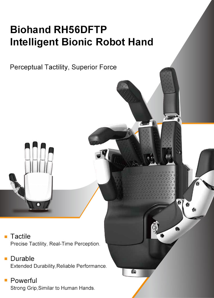 Biohand RH56DFTP Dexterous Hand-Intelligent Bionic Hand with Tactile ...