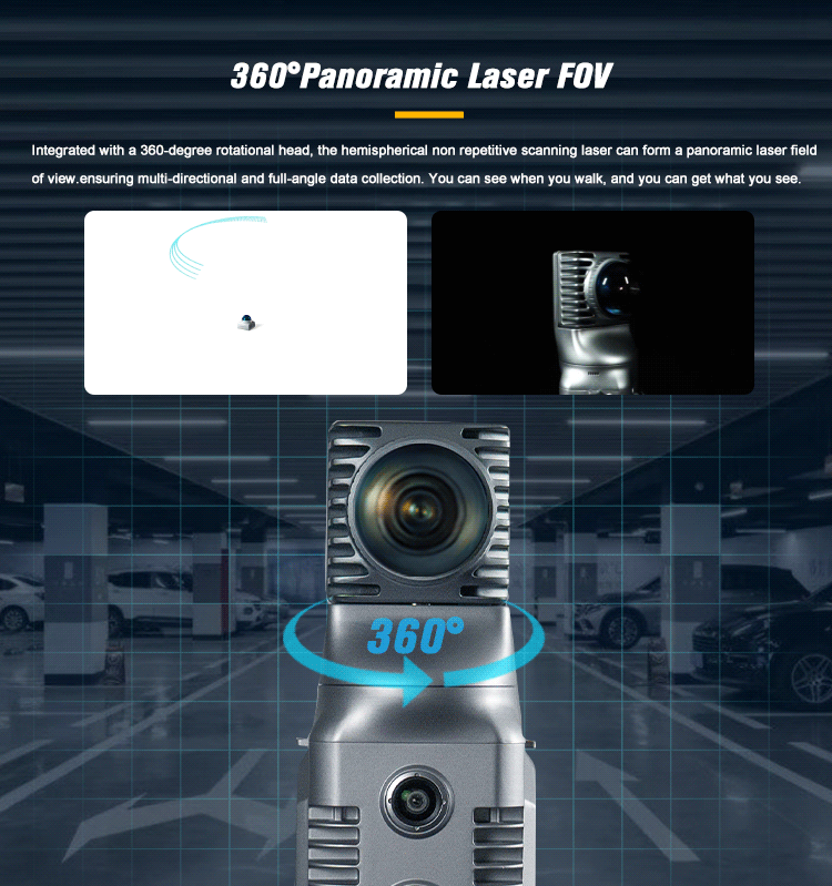 Foxtechrobot Slam2000 HandHeld Scanner 360 Degree Laser Scanner Lidar ...