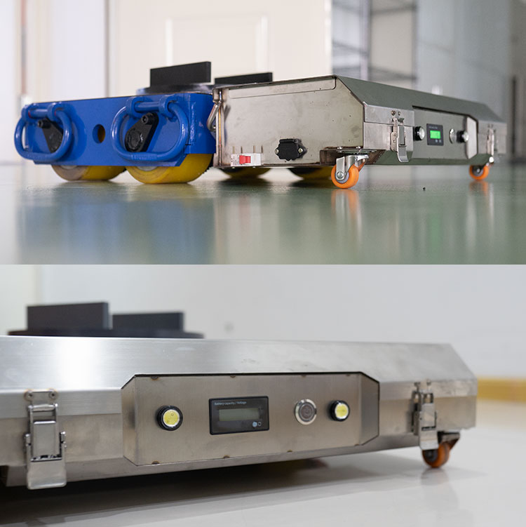 EST series 20-Ton 360° Rotational Heavy-Duty Electric Load Moving Skate ...