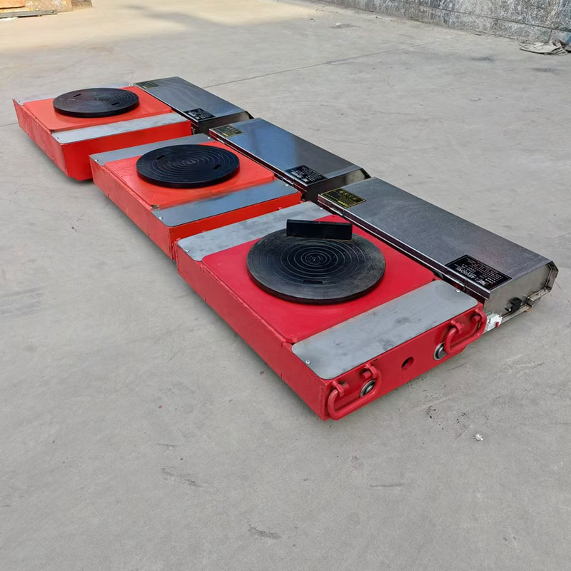 EST series 20-Ton 360° Rotational Heavy-Duty Electric Load Moving Skate ...