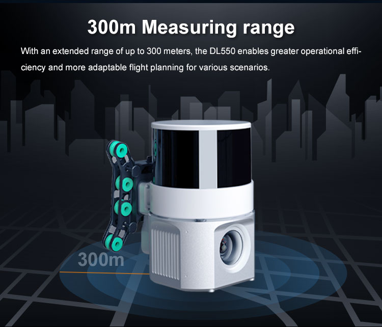 DL550 Lidar Scanning System - High-Precision LiDAR for Terrain Mapping ...