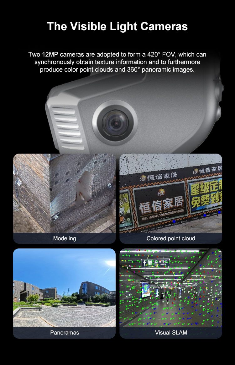 SLAM200 High-Precision Handheld Imaging LiDAR Scanner for 3D Mapping | FOXTECH ROBOT