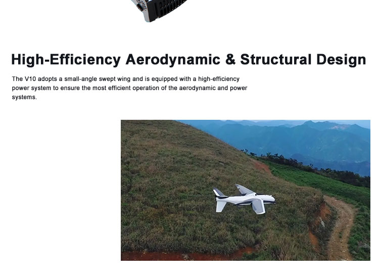 Foxtechrobot V10 6Kg Max Payload 150Mins Max Flight Time Mapping UAV ...