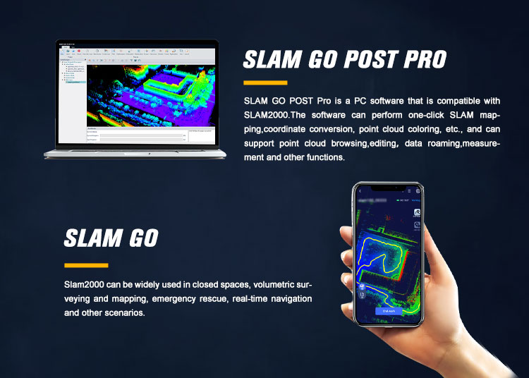 Slam2000| Handheld 3D Laser Scanner-Panoramic Laser FOV-Visual Camera ...