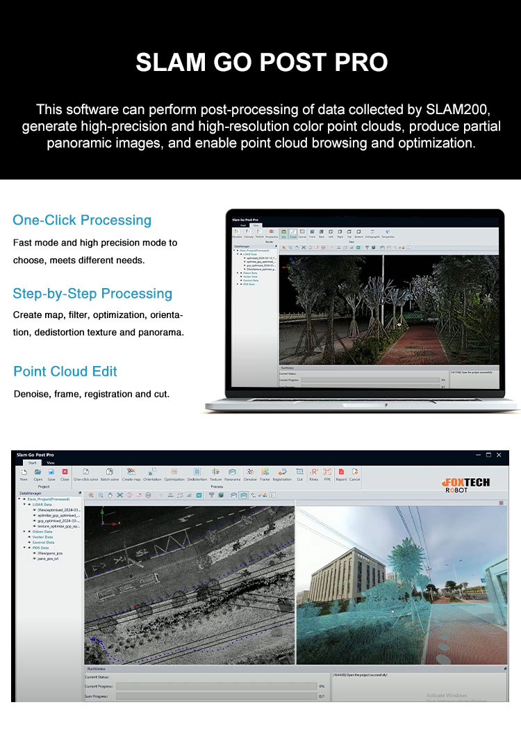 SLAM200 Handheld LiDAR – Real-Time High-Precision Road Point Cloud ...
