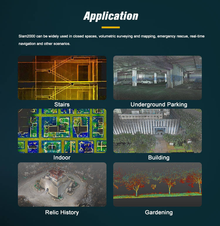 Foxtechrobot Slam2000 HandHeld Scanner 360 Degree Laser Scanner Lidar ...