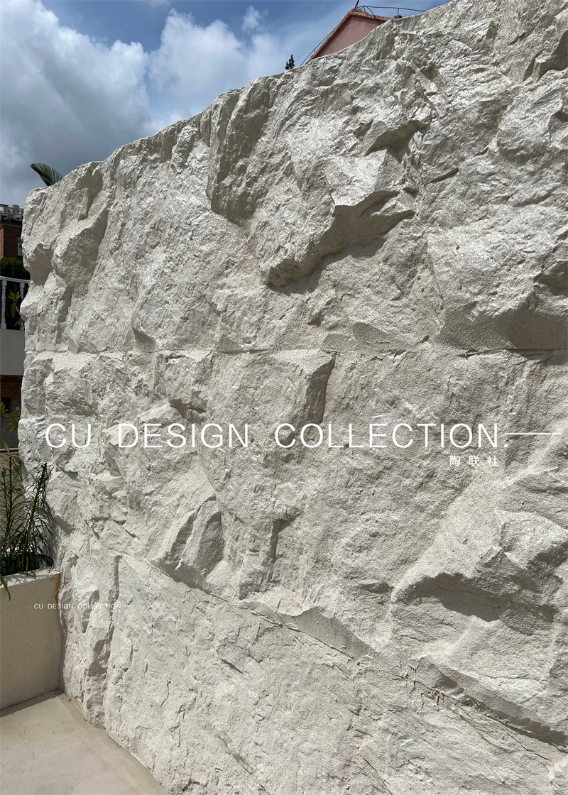 PU rock stone panel