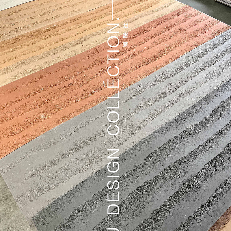 Cement cladding sheets rammed earth board-Coarse grain