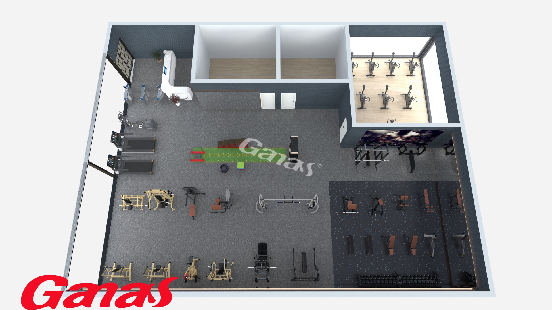 Customize your gym layout-Create the perfect fitness environment | Ganas