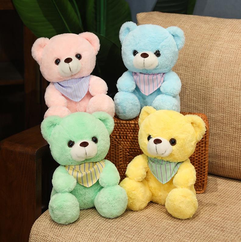 Customized Colourful Teddy Bear Stuffed Animal Toys Plush Bear Doll ...