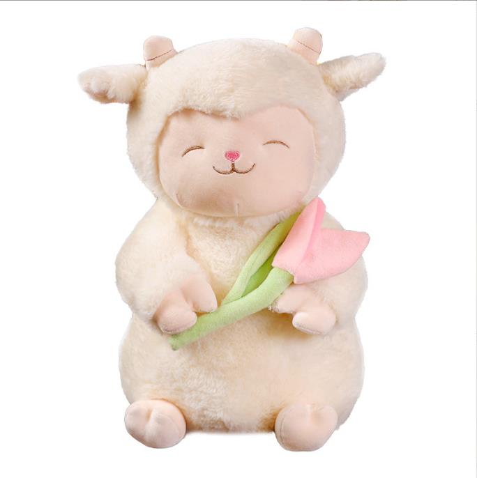 Cute tulip lamb Baa Baa doll plush toy lamb doll sleep comfort hug Pillow doll | Yortoob