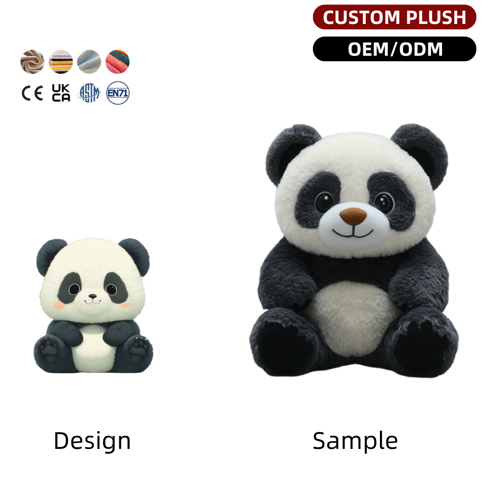 Custom Panda Plush Toys Factory Made High Quality Kawaii Soft ...