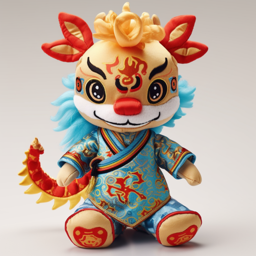 2024 Chinese New Stuffed Plush Dragon Plush Toy Custom Stuffed Toys ...