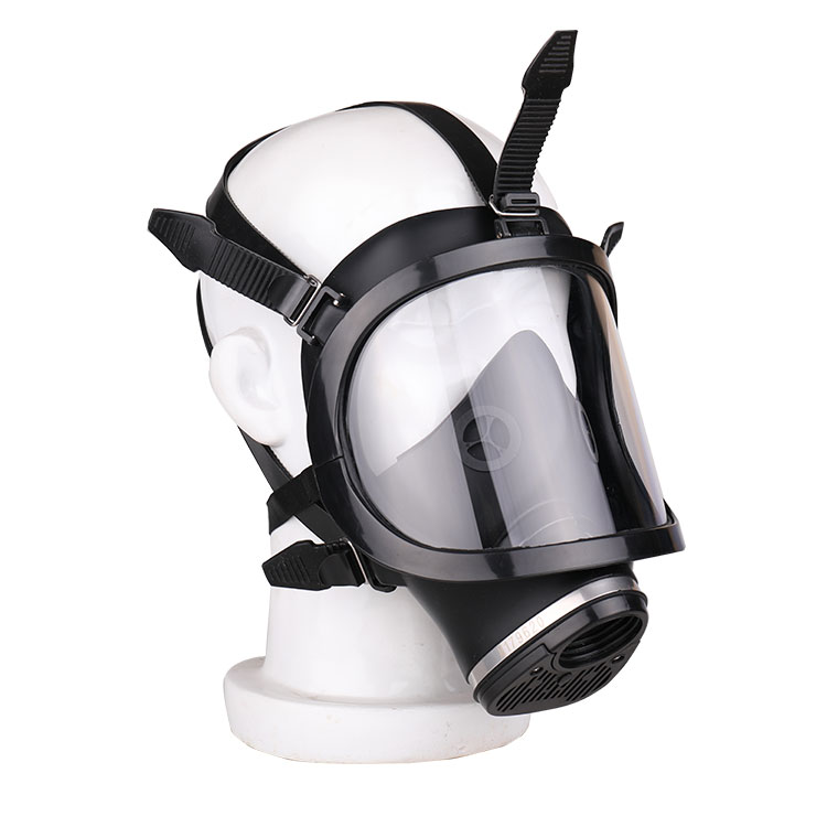 Professional CBRN military high quality cylindrical full face gas mask ...