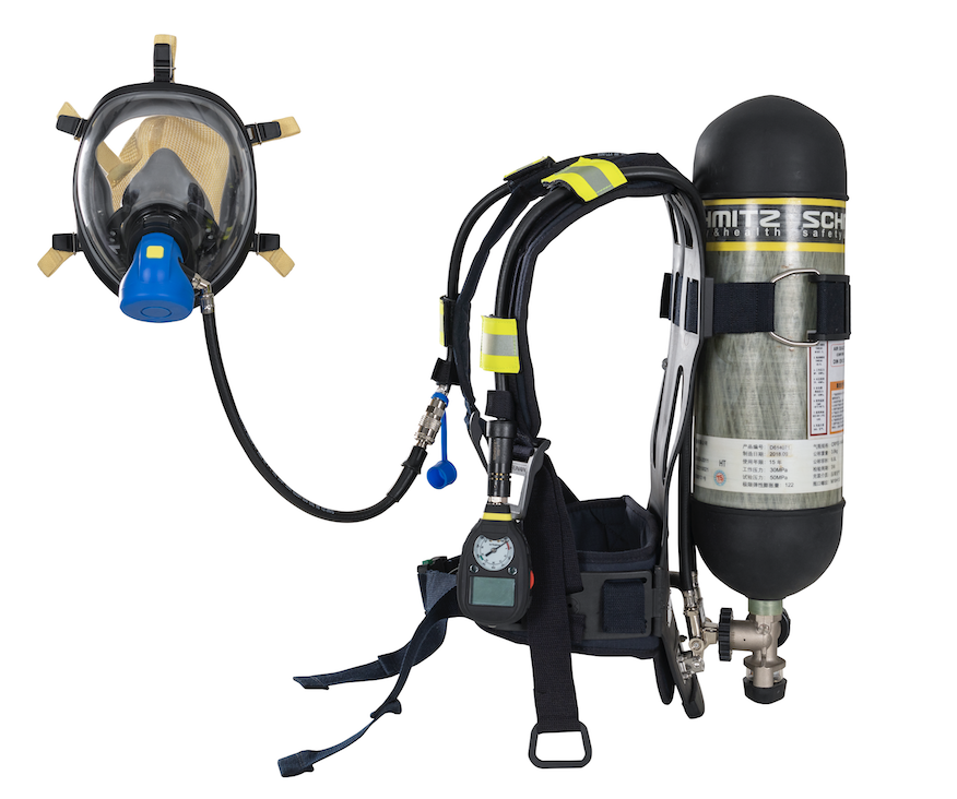 Wireless Breathing Apparatus SCBA with Electronic pressure gauge ...