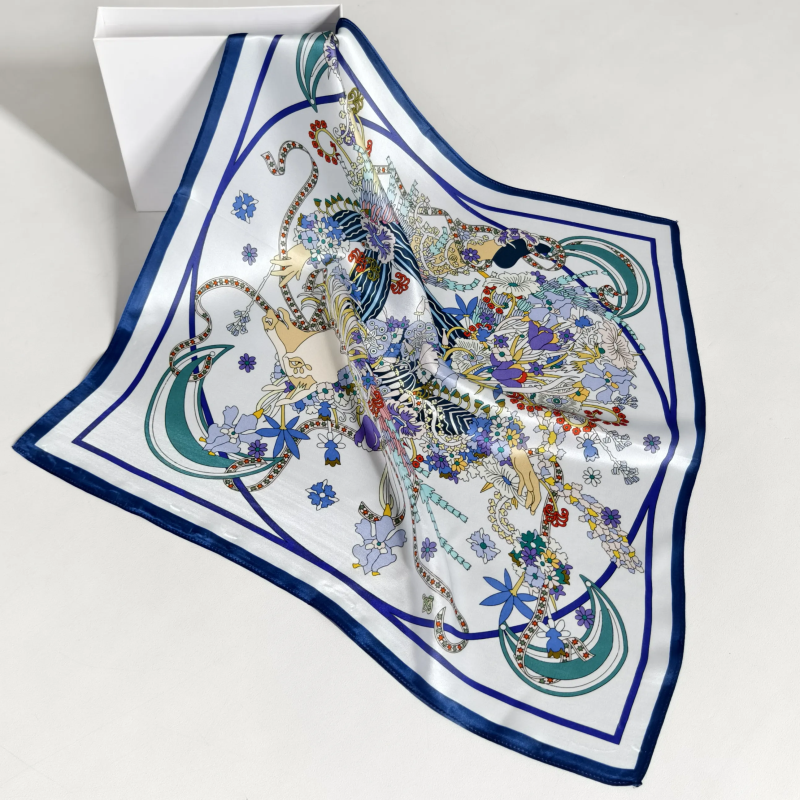 Discover the Elegance of Docsun Custom Luxury Foulard Scarf | DOCSUN