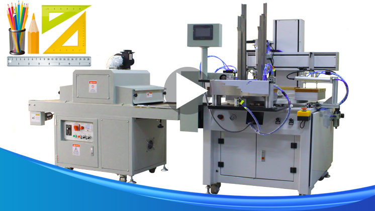 Best Automatic Screen Printer for Stationery Ruler Factory Price ...