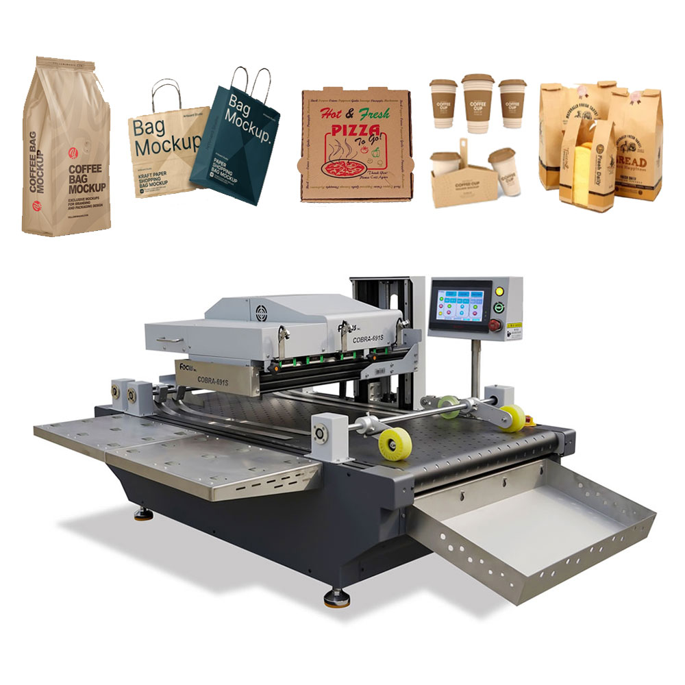 Focus Inc. Cobra-691s Direct to Packaging Printer Corrugated Carton Box ...
