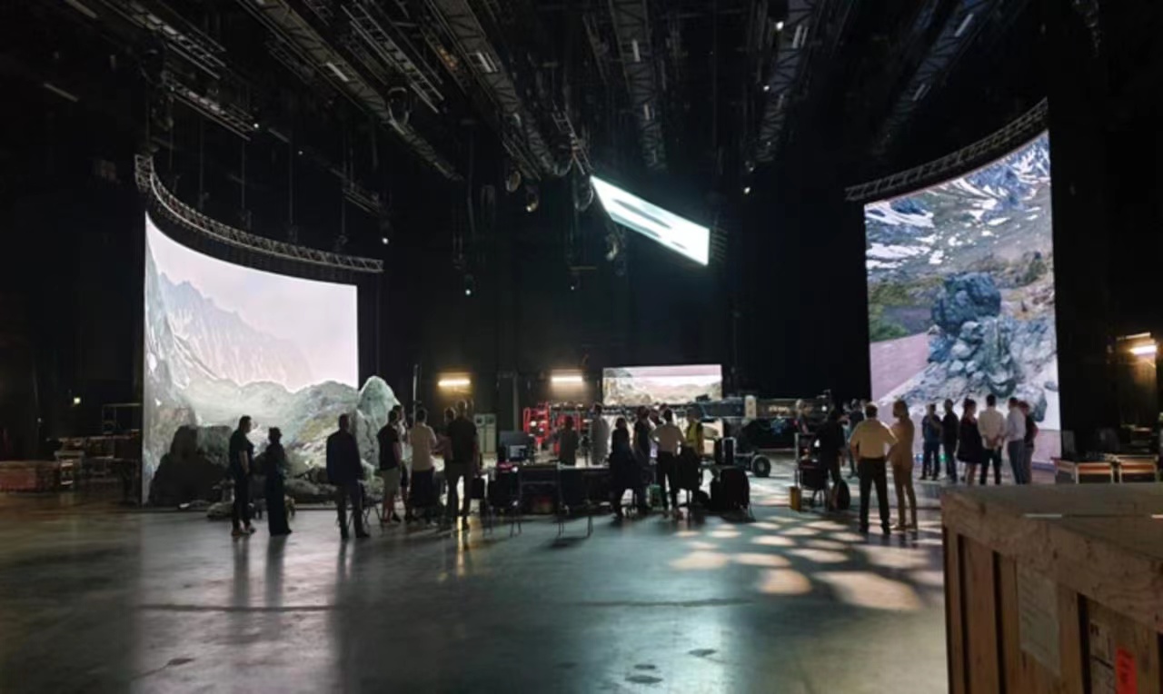 The workflow of virtual production