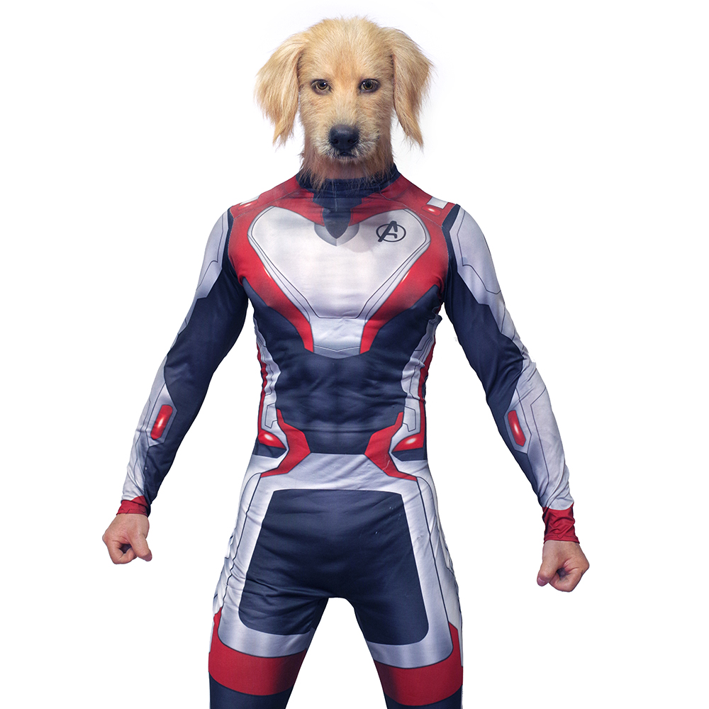 Customized Display Eye-catching Dog Head Human Body Hybrid Highlight ...