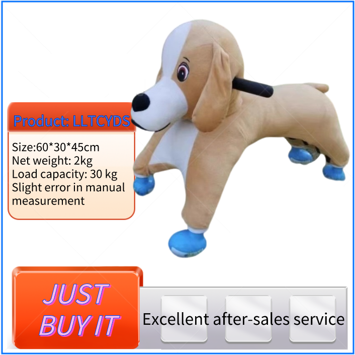 ride on animal plush kick-scooter sliding animal rides walking animals ...