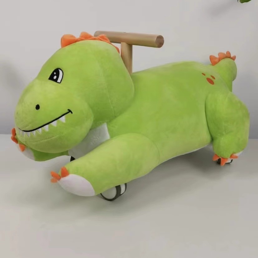 ride on animal plush kick-scooter sliding animal rides walking animals ...