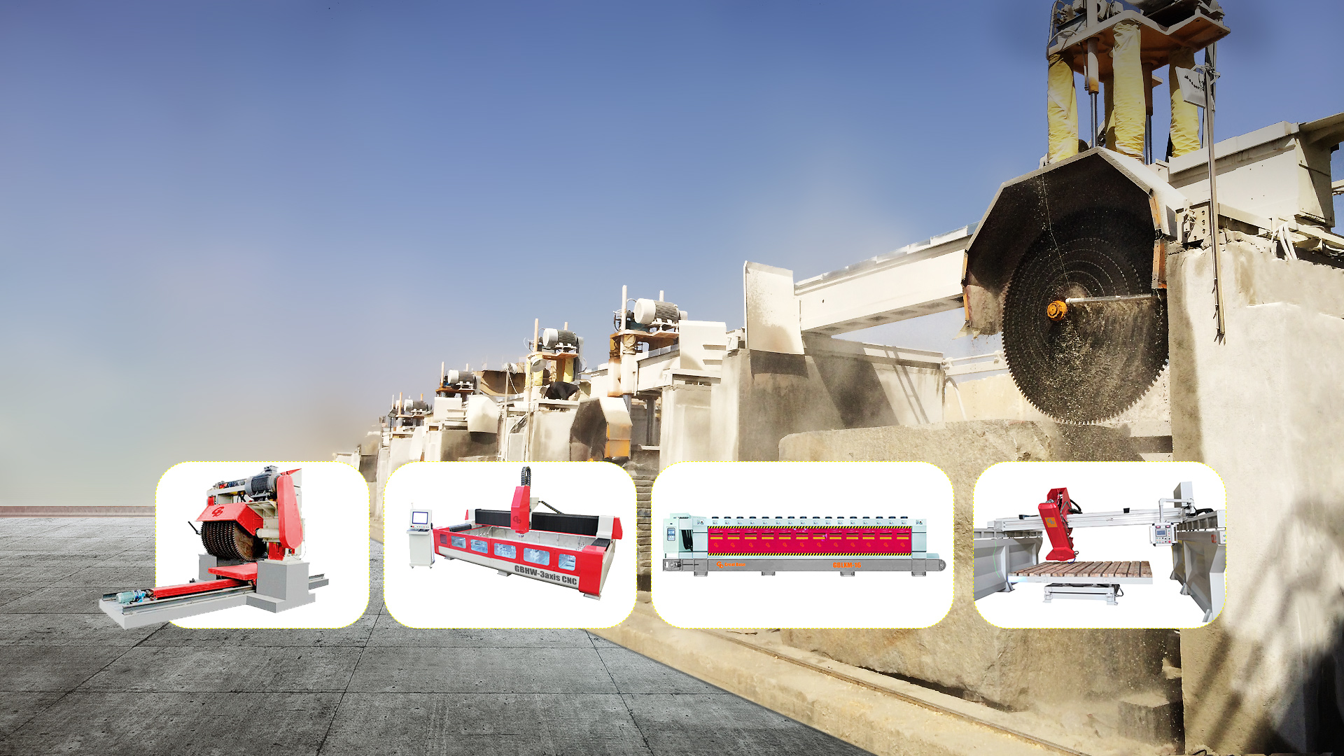 Stone Cutting Machinery, Stone Machine Manufacturer | Great Base