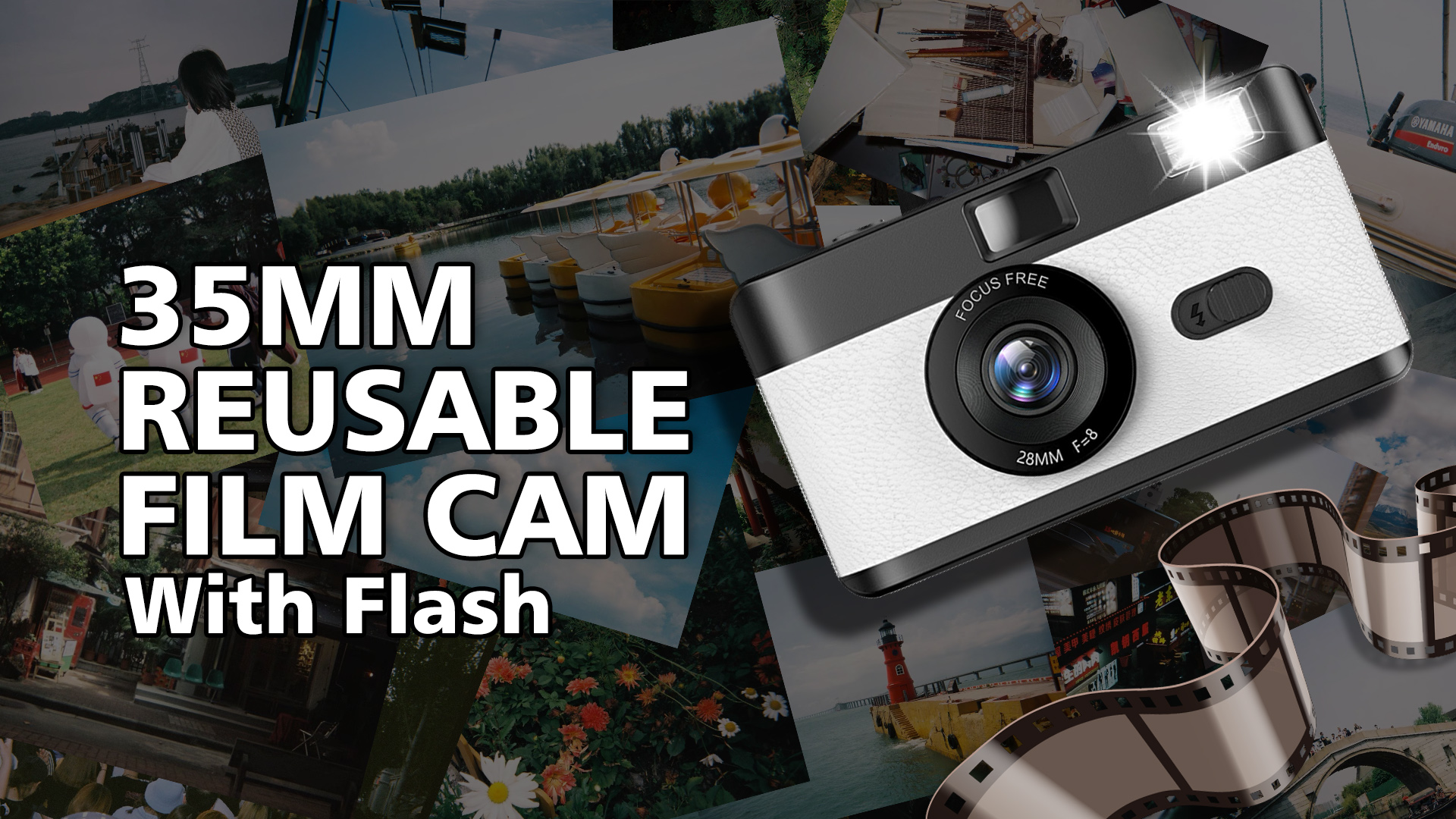 Affordable 35mm Reusable Film Camera Fun With Flash Vintage Shoot