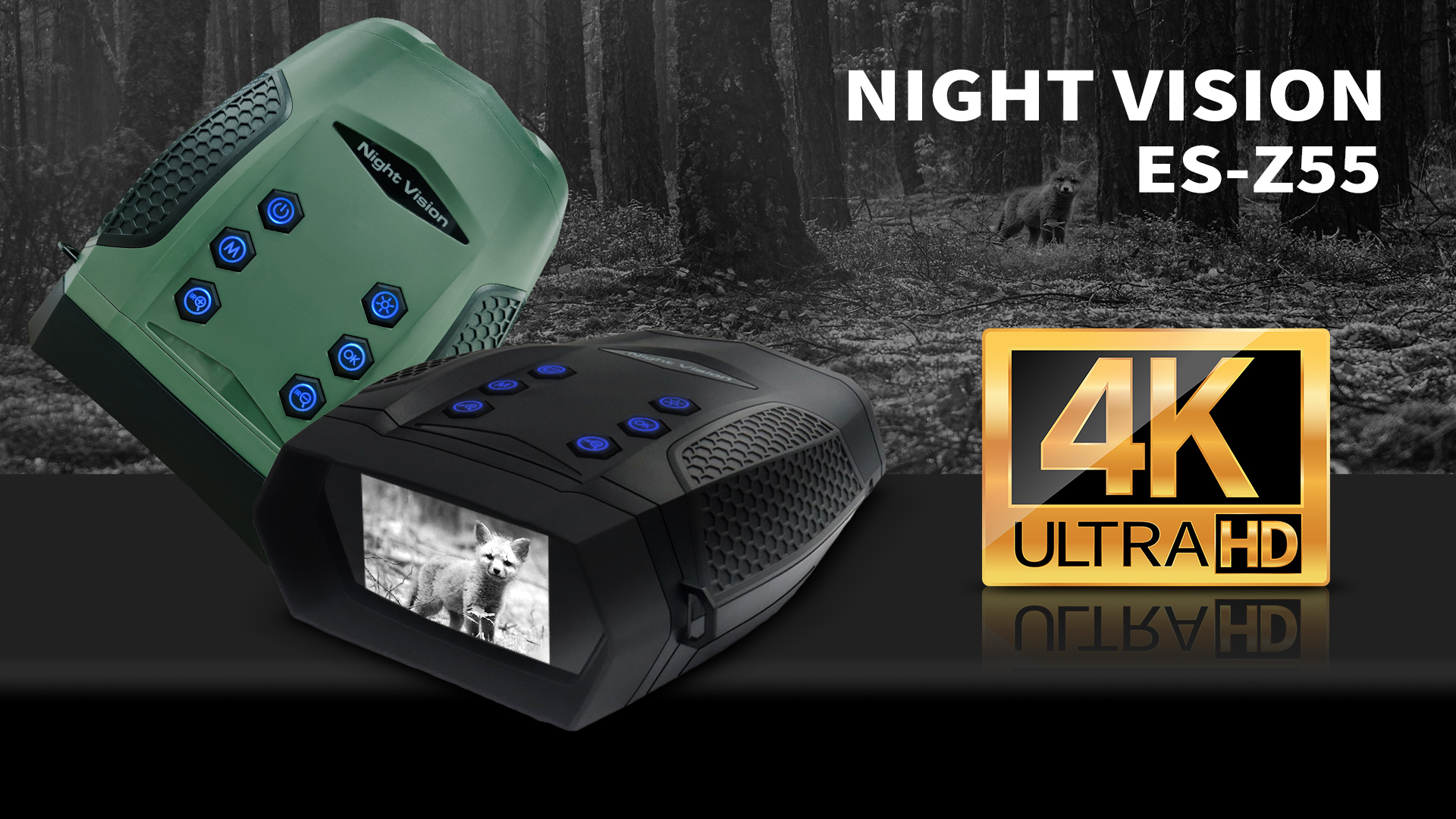 OEM 4K Starlight Longe Range Binoculars With Camera Day Night Vision IR ...