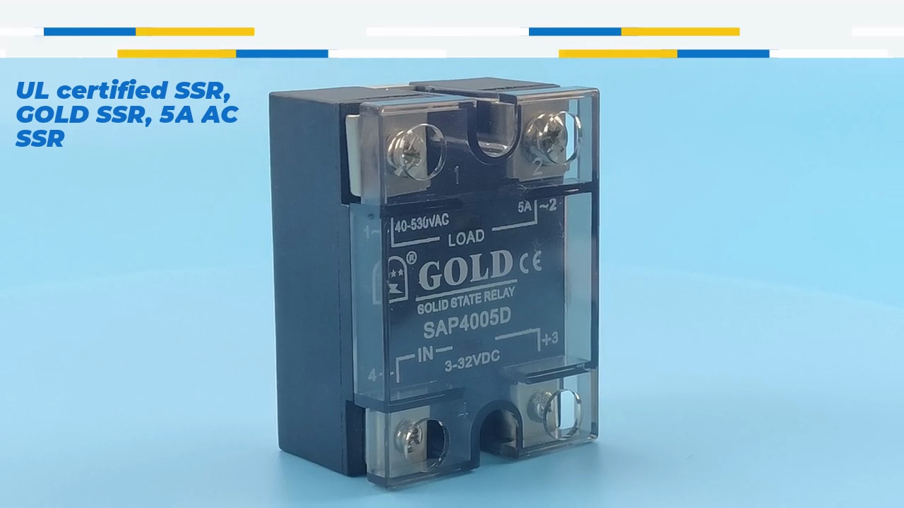 SAP4005D, 5A AC SSR | GOLD