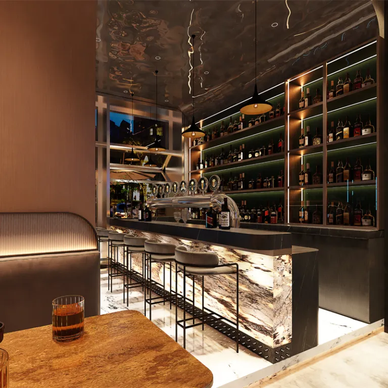 Custom Home Bar Counter