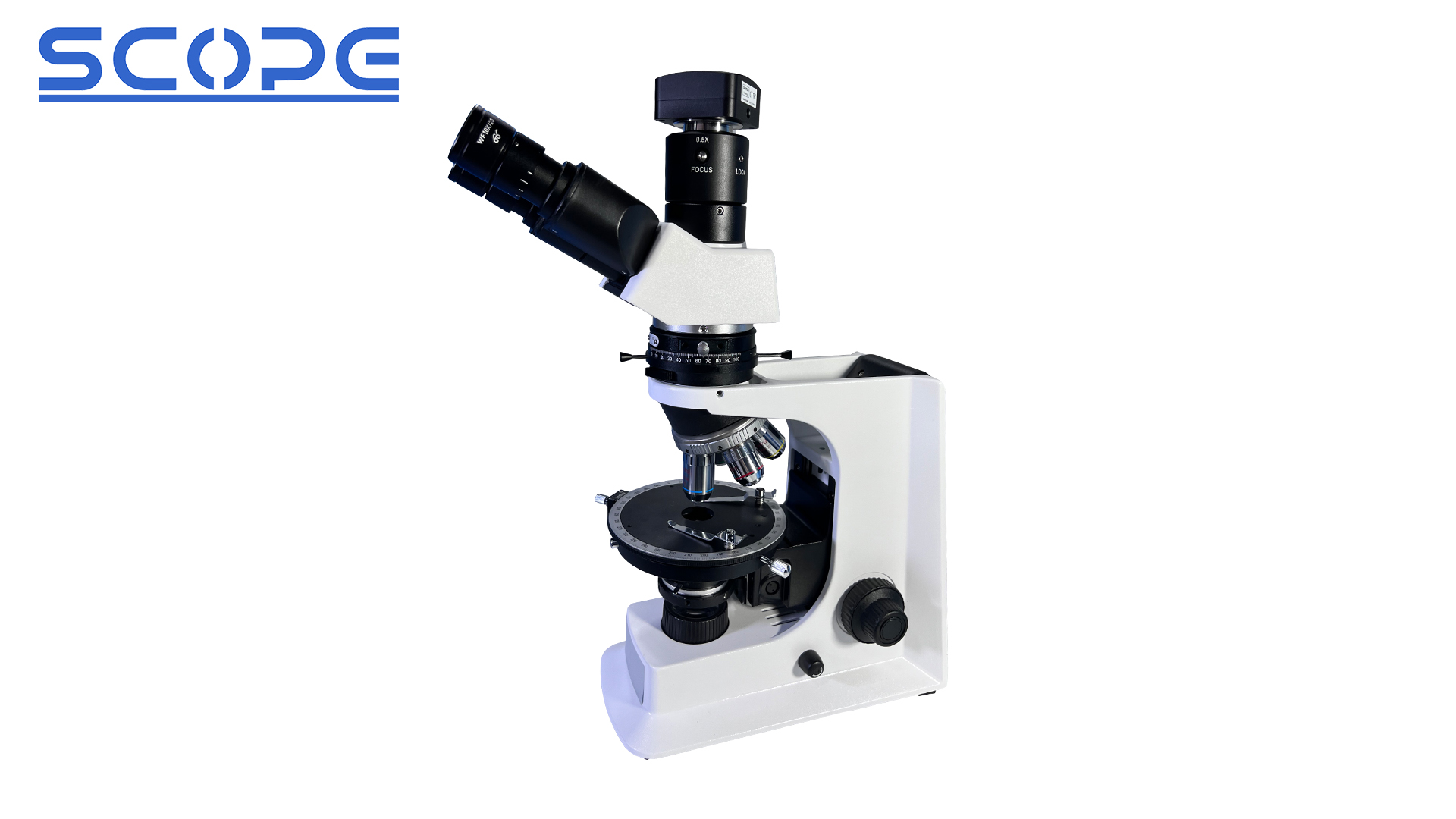 Polarizing Microscope SMART-POL Trinocular Model with Digital Camera ...