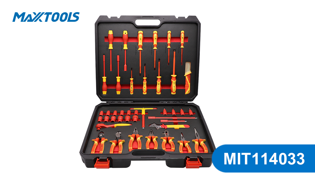 Insulated 41PCS VDE tool set , 1000Volt, with VDE/GS certificate