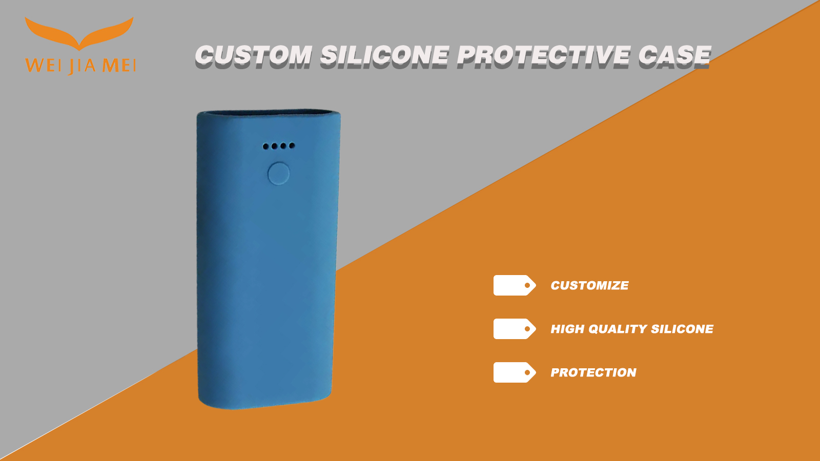 Custom High Capacity Power Bank Silicone Protective Covers Manufacturer ...