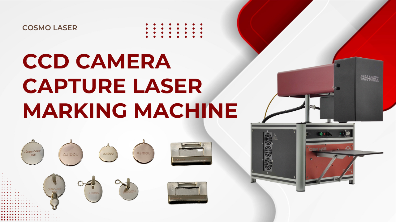 Laser Mark Earrings with a CCD Camera Marking Machine | Cosmo Laser