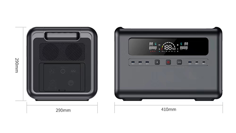 Foxtech 2400W Portable LiFePO4 Solar Generator – Off-Grid Power Station