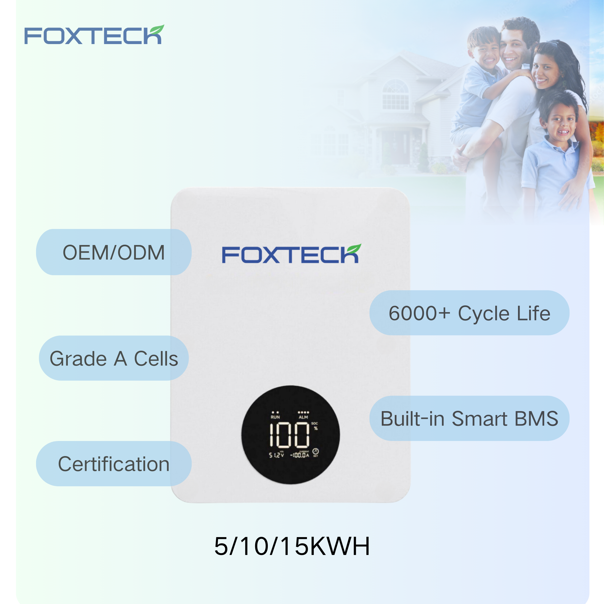 Foxtech Solar: Reliable Lithium Battery Makers