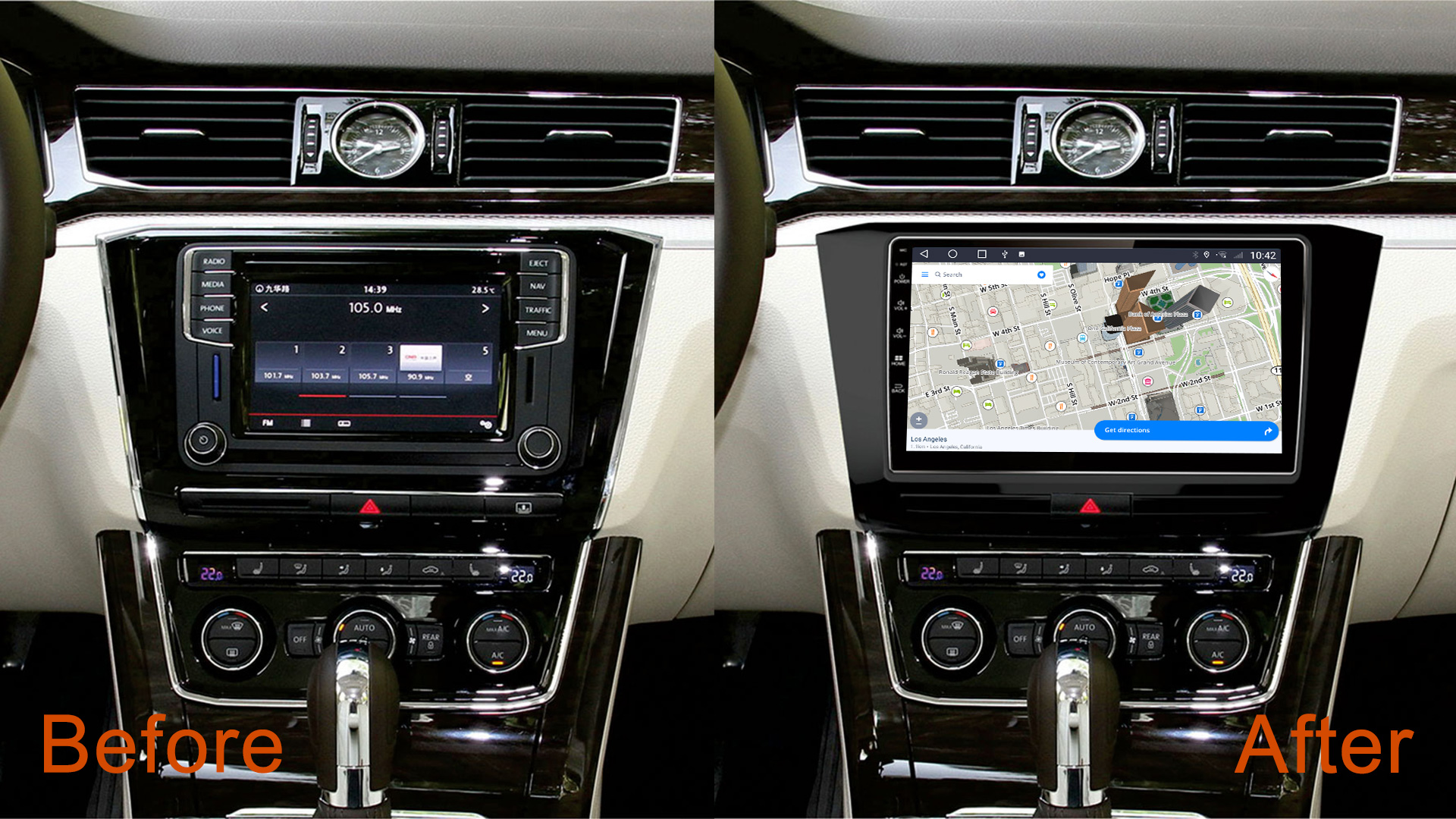 Best Car Radio For VW Volkswagen Passat 2016-2019 Multimedia Audio ...