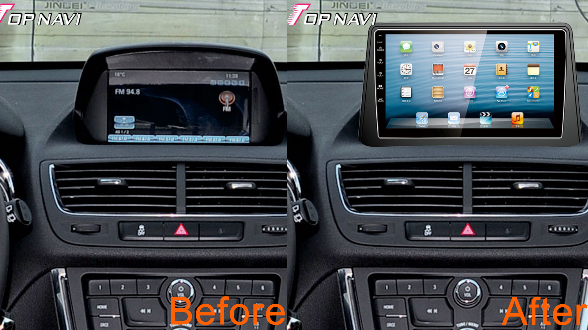 Android Auto Radio Car Multimedia Player Stereo 9 inch For Buick Encore ...