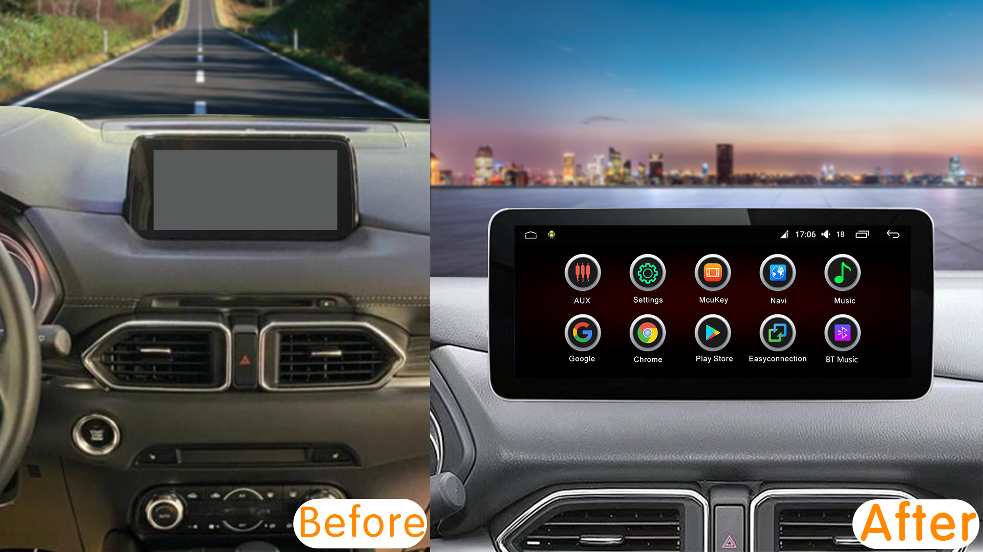 12.3 Inch Car Radio Navigation GPS Multimedia Player For Mazda CX-5 CX ...