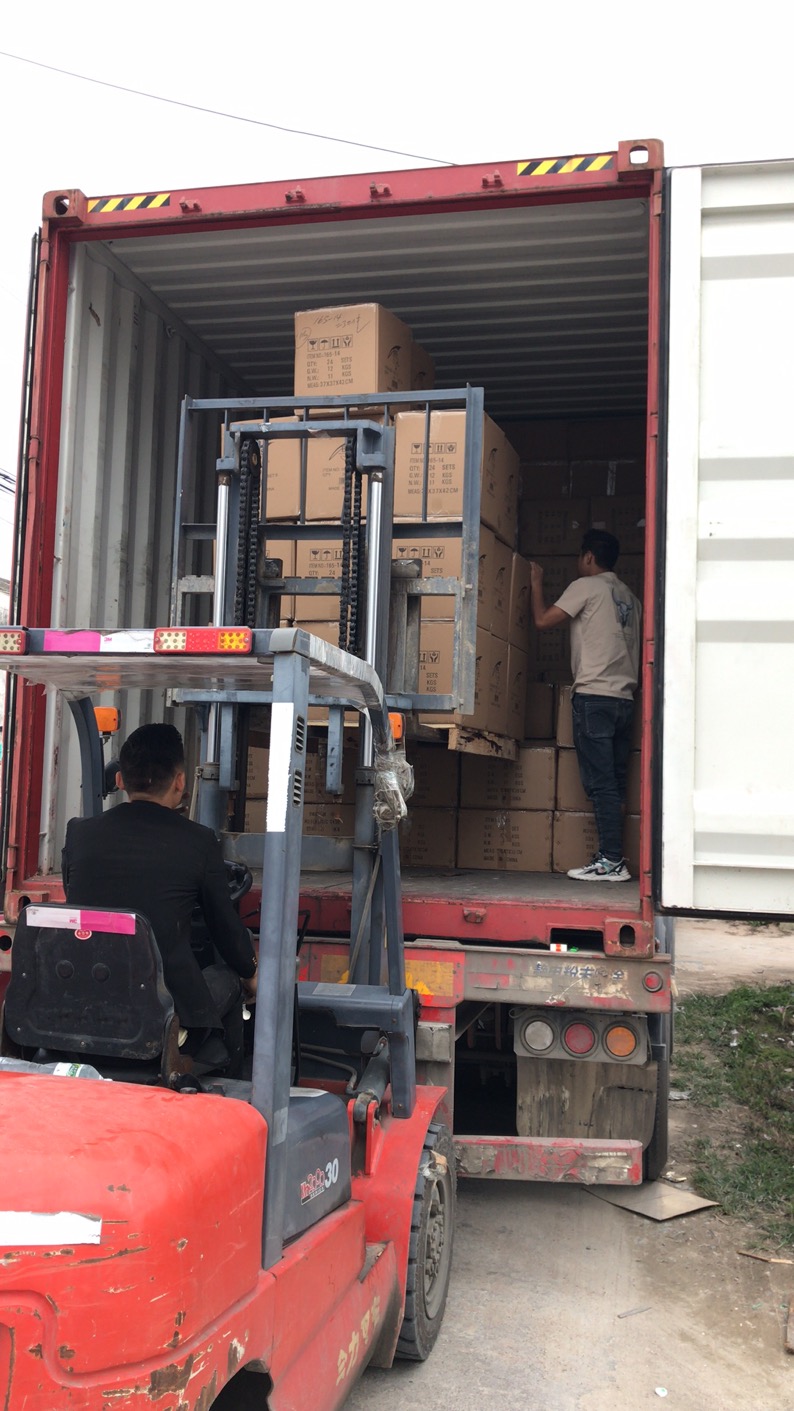 Busy loading cabinets, serving at home and abroad