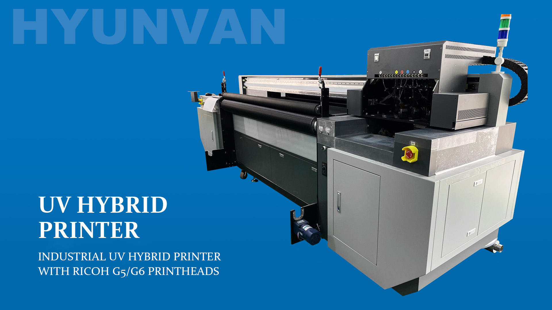 High-quality UV Hybrid Printer With RICOH G5/G6 Printhead Printhead ...