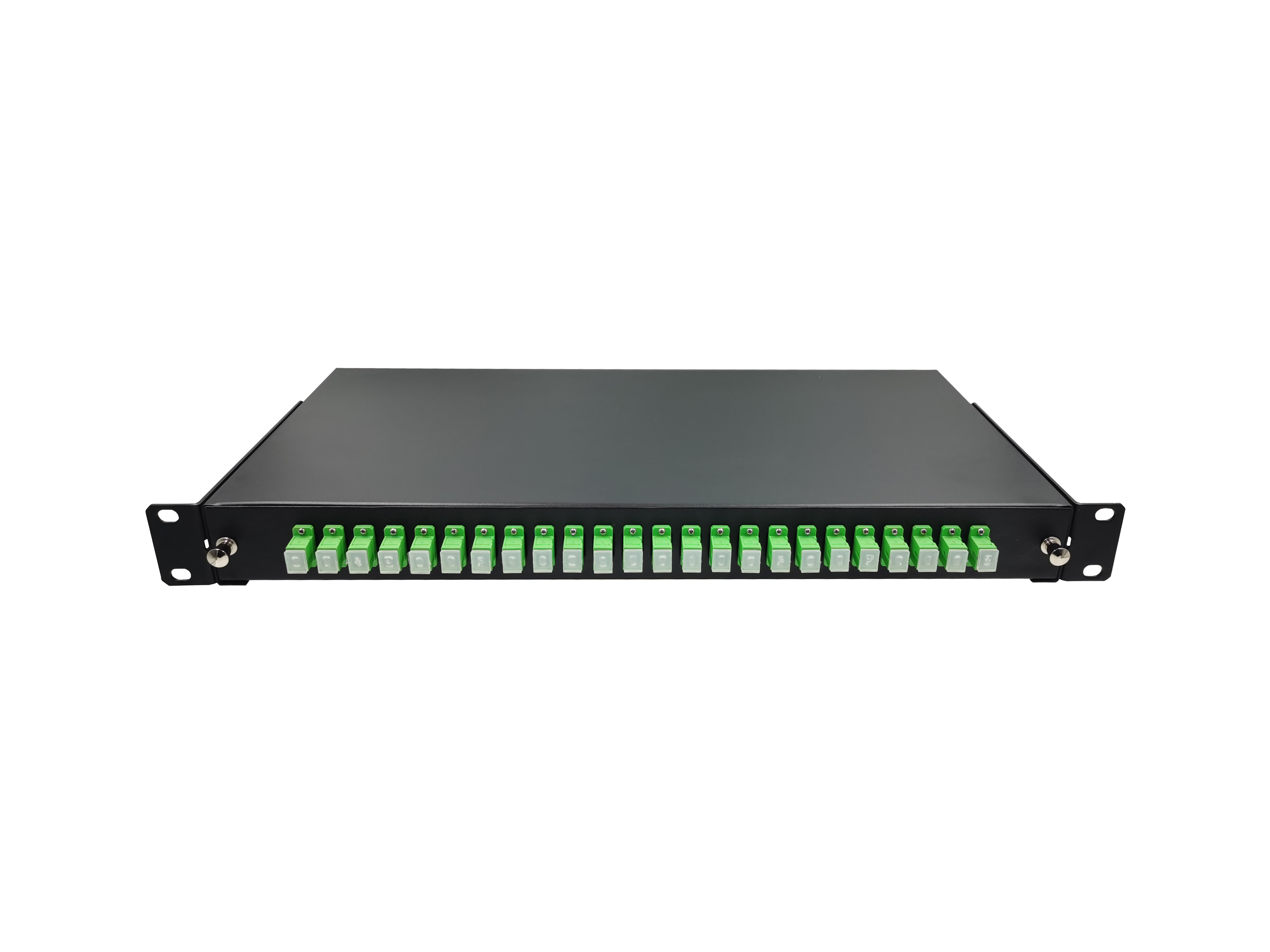 24 Ports SC/APC ODF Rack Fiber Patch Panel 1U 19 Inch Standard Frame ...